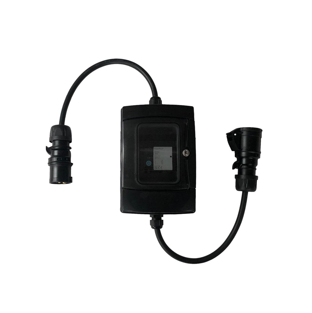 Black heavy duty Wi-Fi control switch (230/415v, 16A/32A options ...