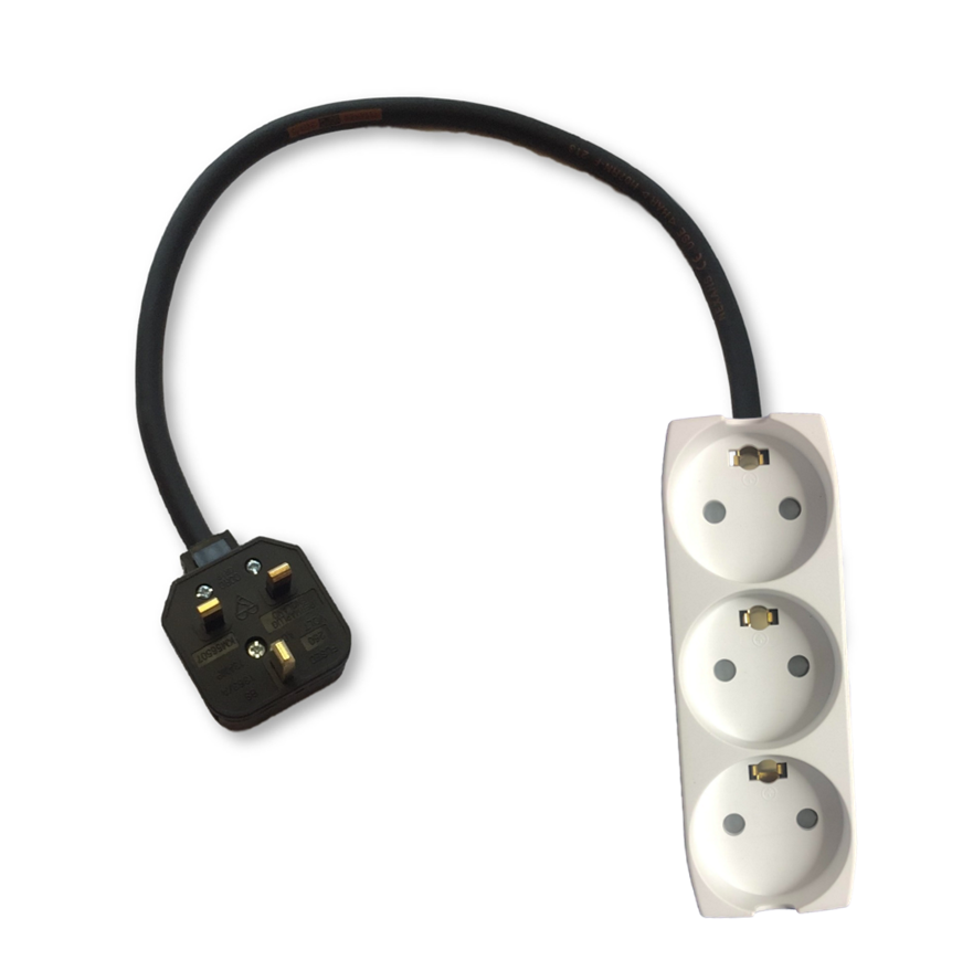 Connect a Danish (Type K) plug to a UK 13A socket – Tough Leads