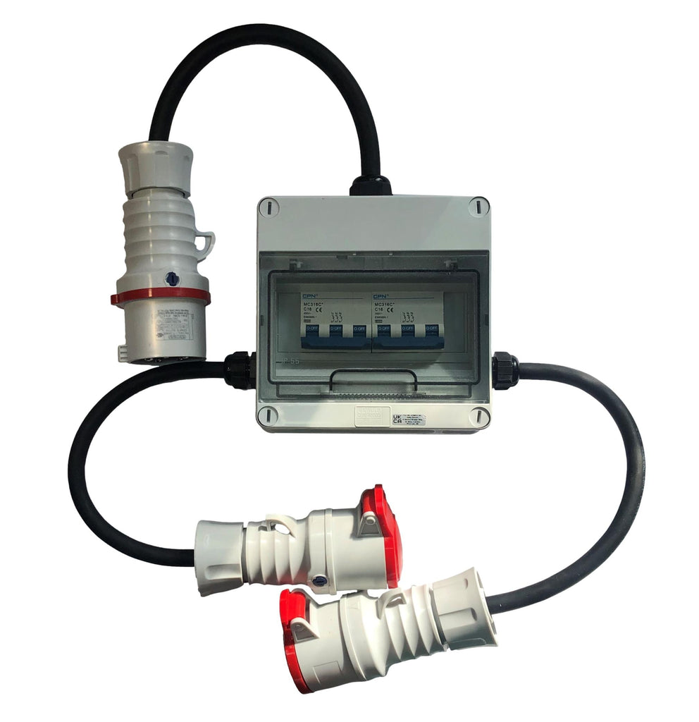 32A to 16A splitter (230v & 415v options) – Tough Leads